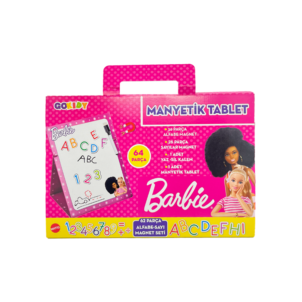 GOKIDY - Barbie Manyetik Tablet 64 Parça